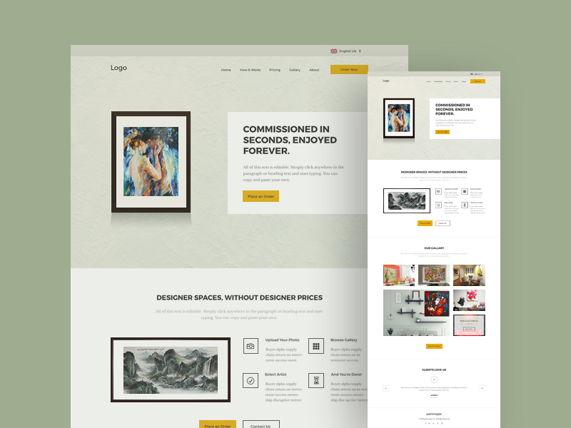Artist Store Template | Free PSD Template | PSD Repo