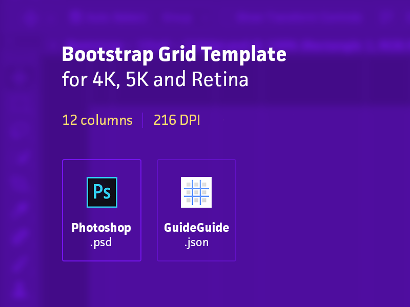 Bootstrap Grid Template Free PSD Template PSD Repo