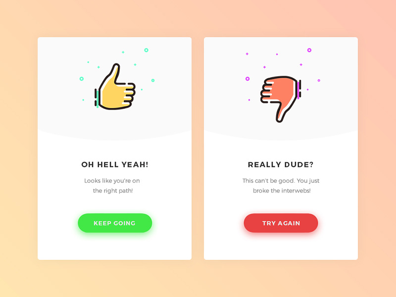 Flash Messages Free Psd Template Psd Repo
