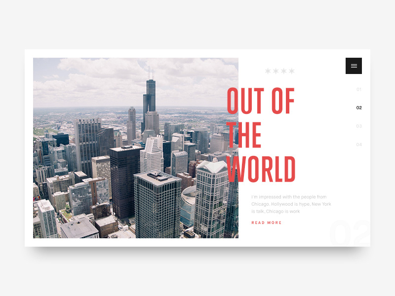 Hero Slider Concept | Free PSD Template | PSD Repo