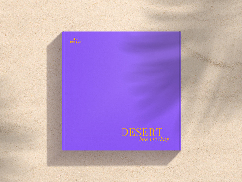 Desert Day & Night Box Mockup | Free PSD Template | PSD Repo