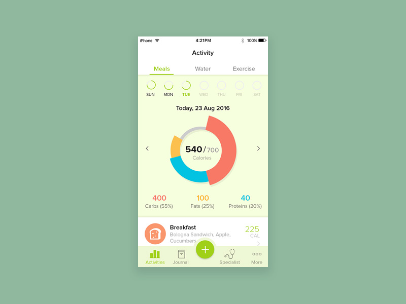 Diet Planner App Free PSD Template PSD Repo Diet Planner App Free PSD Template PSD Repo