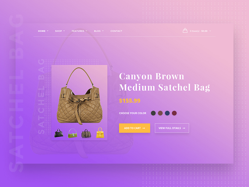 E-Commerce Product Card Concept | Free PSD Template | PSD Repo
