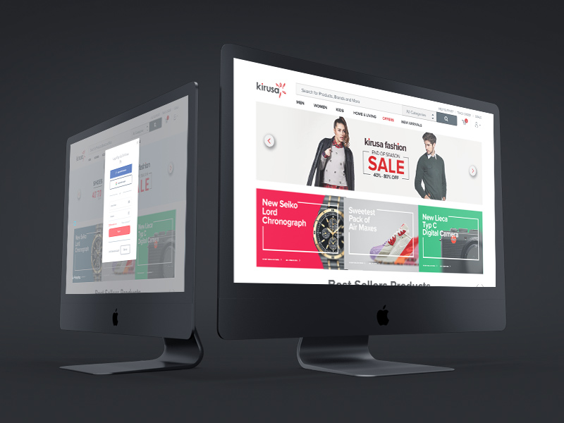 Ecommerce Ui Concept Free Psd Template Psd Repo
