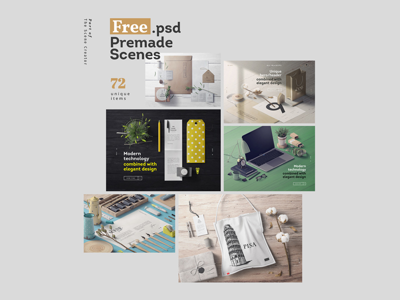 Premade Scene Creator | Free PSD Template | PSD Repo