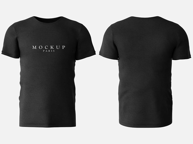 Free 2542 T Shirt Mockup Template Front And Back Yellowimages Mockups