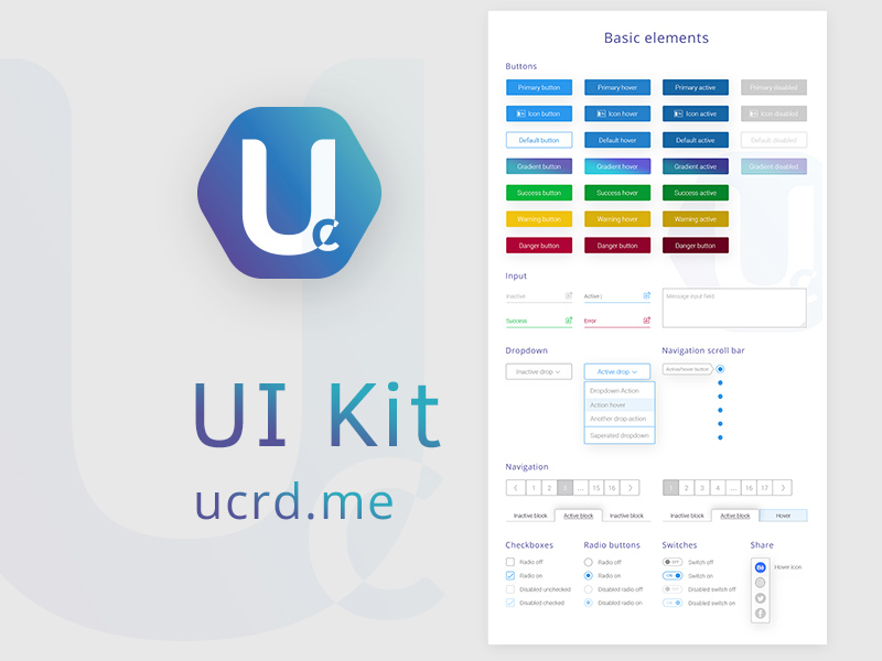 Free PSD UI and UX Kits for Material Design, Android and iOS - PSD Repo ...
