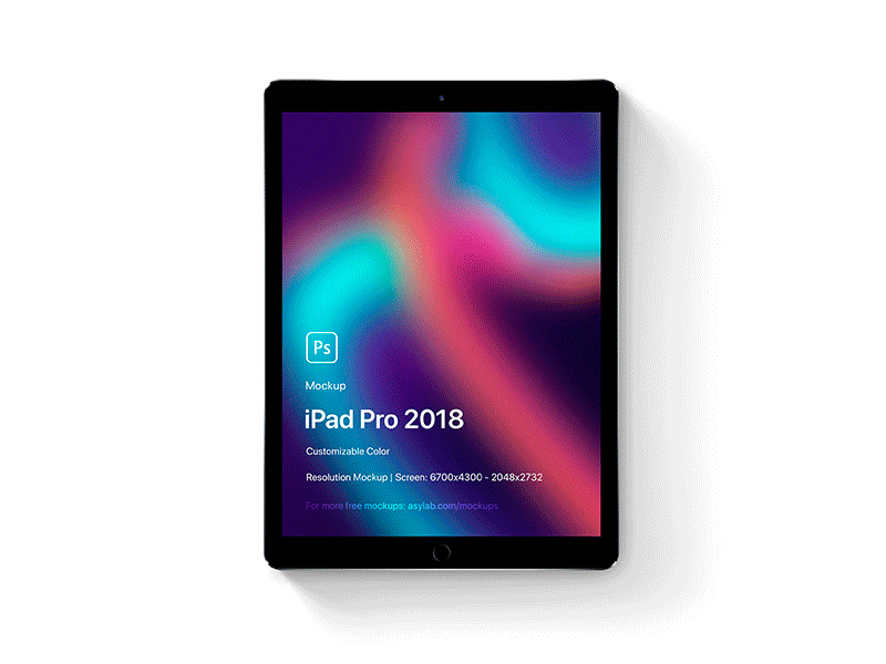 iPad Pro 2018 5K Mockup | Free PSD Template | PSD Repo