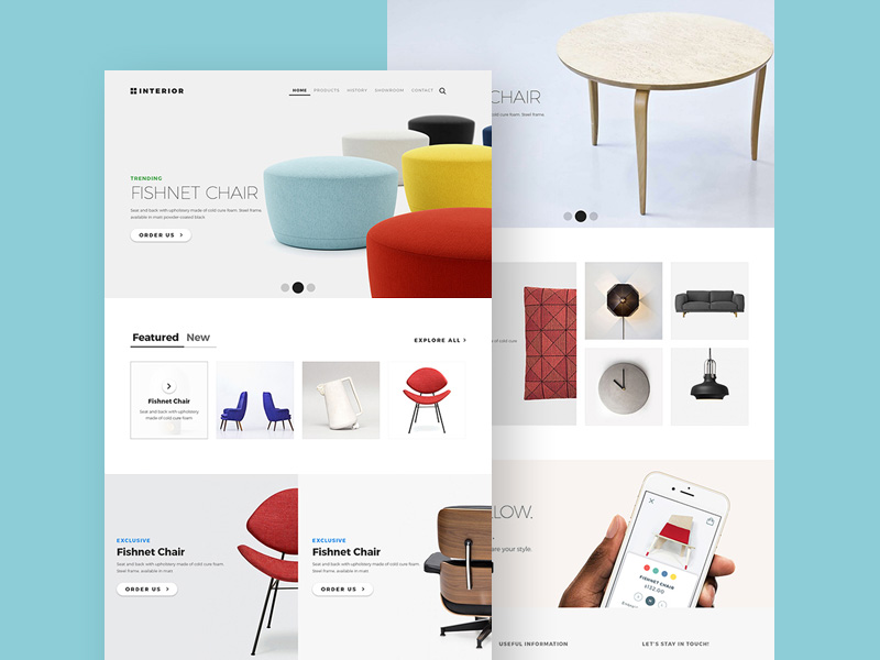 Interior: Multipurpose Store Template | Free PSD Template | PSD Repo