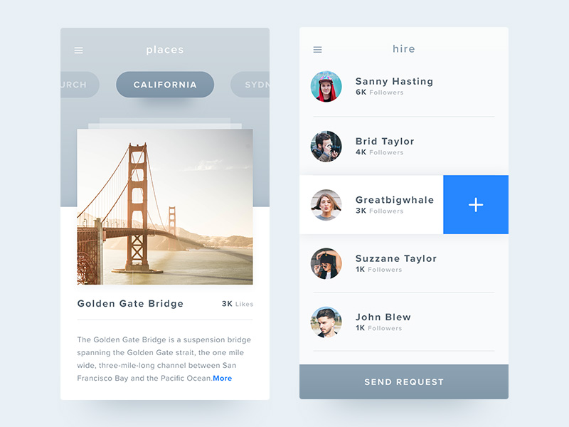 Photography Ios Ui Kit Free Psd Template Psd Repo