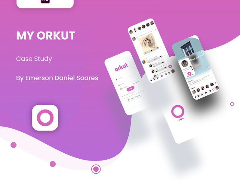 Xd Mobile App | My Orkut | Free Xd Templates
