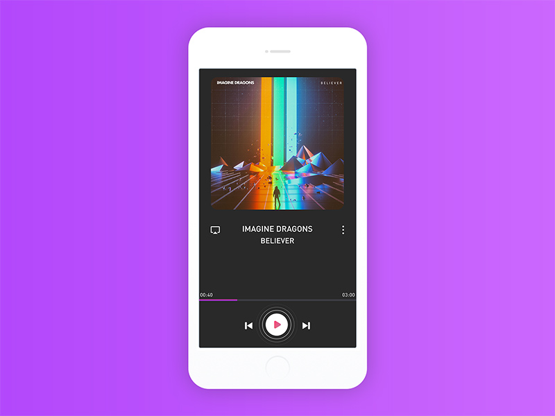 Mobile Player Interface | Free PSD Template | PSD Repo