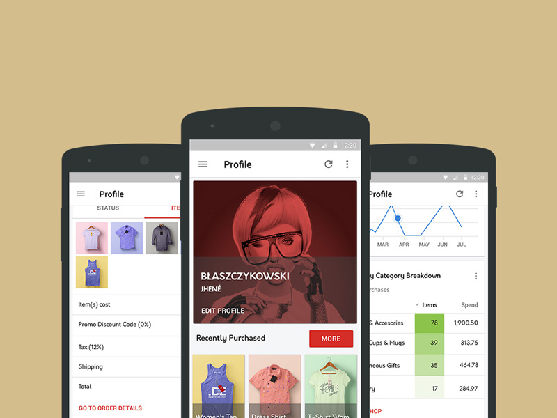 Profile Cards | Free PSD Template | PSD Repo