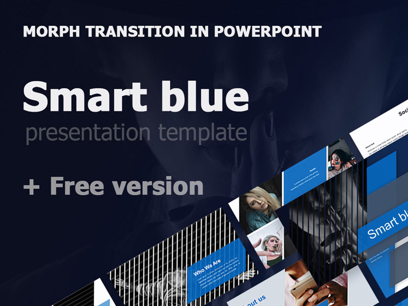 Smart Blue Presentation Template | Free PSD Template | PSD Repo