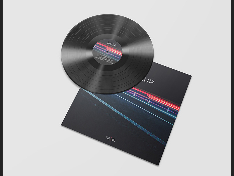 Vinyl Record Mockup | Free PSD Template | PSD Repo